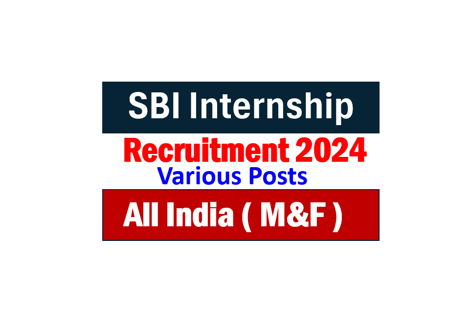 SBI Internship Recruitment 2024- Apply Online – Meet Academy
